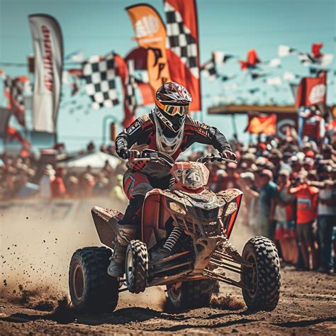 Free Atv Racing Action Image Atv Racing Dust Download At Stockcake