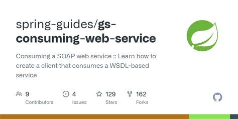 Github Spring Guidesgs Consuming Web Service Consuming A Soap Web