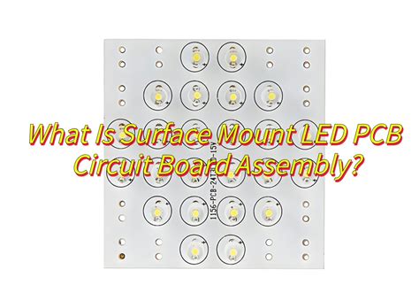 Surface Mount Led Pcb Circuit Board Assembly And Manufacturer