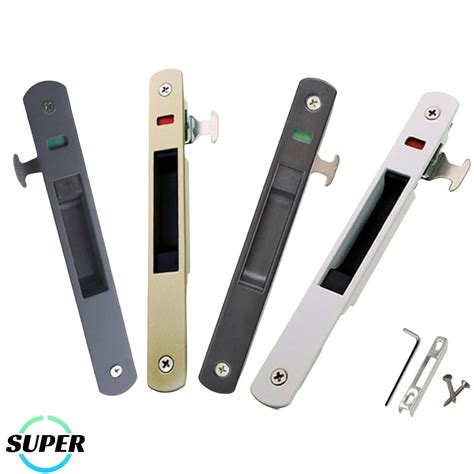 Super Crescent Window Hook Lock Set Window Safety Lock Kit And