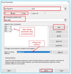 How To Use Solver In Excel