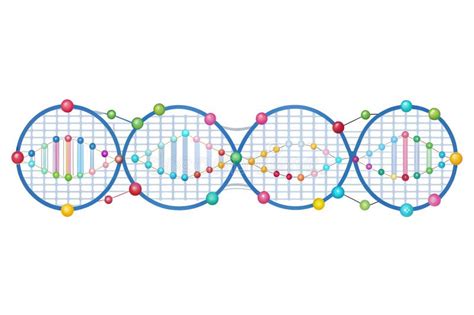 flat ai driven bioinformatics elements concept as abstract elements