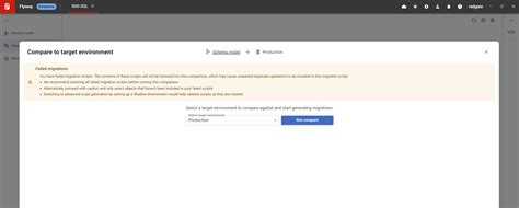 Tutorial Generate Migration Scripts Without A Shadow Database Redgate Flyway Product