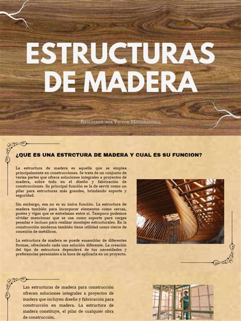 Estructuras De Madera Pdf Puente Madera