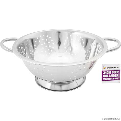 Kitchen Essential Cookware Prima Deep Collander With 2 Handle 20cm