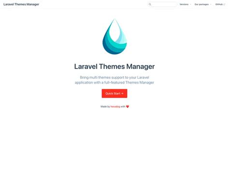 Laravel Themes Manager Laravel Themes And Templates