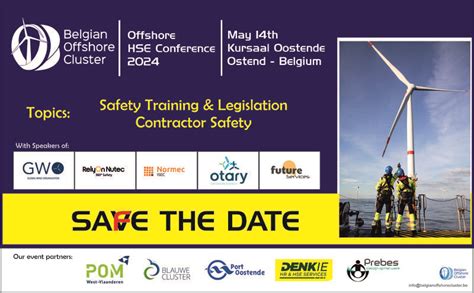 Safety Is One Of The Foundations Of Offshore Wind Belgian Offshore Cluster Is Thrilled To