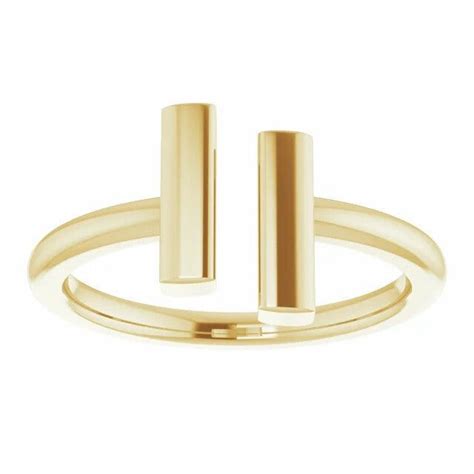 Gold Bar Ring Artofit