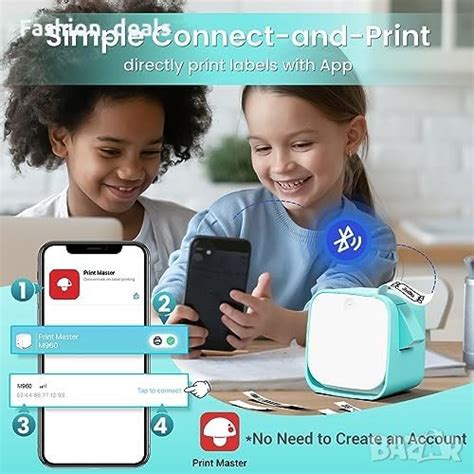 Нова Bluetooth Машина преносима мини Създаване етикети Ios Android в Друга електроника в гр