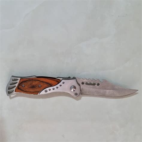 خرید و قیمت چاقو ضامن دار تاشو کلمبیایی بزگ ترین سایز در ابعاد 21 سانت