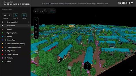 100 Automatic Point Cloud Classification With Ai Pointly Standard Classifier Youtube