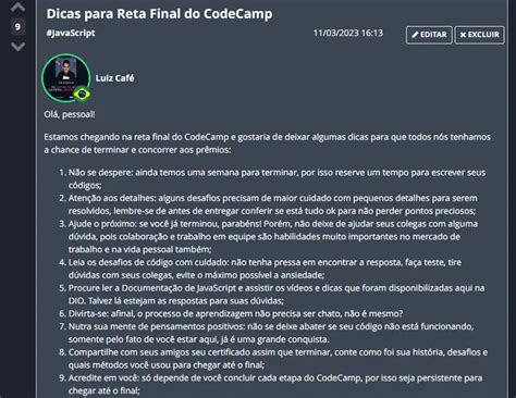 aprendendo javascript com o primeiro codecamp da dio luiz café