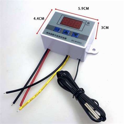 XH-W3002 220V AC Dijital Ayarlı Termostat 1500W « Komponentci.net ...