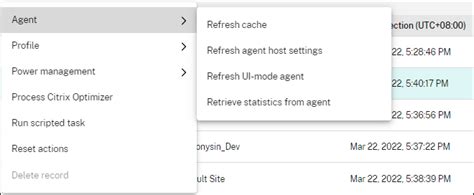 Administration Workspace Environment Management Service