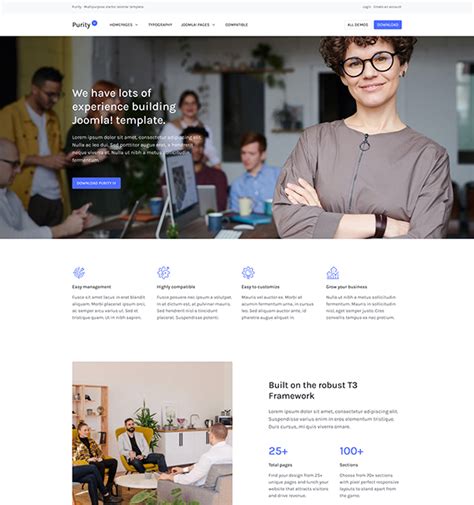 Introducing Purity Iv The Return Of The Beloved Free Joomla Template