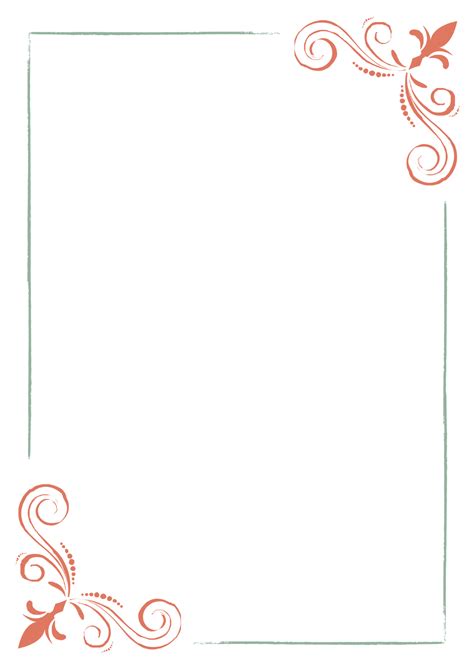 A4 Paper Border Designs For Projects At Chloe Dunbar Blog