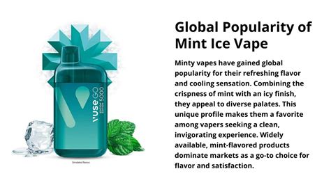 Ppt Cultural Perception Of Mint Ice Vape Powerpoint Presentation