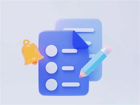 Task List 任务 列表 图标 立体 3d图标 C4d图标 歪歪歪小歪 整理 花瓣网