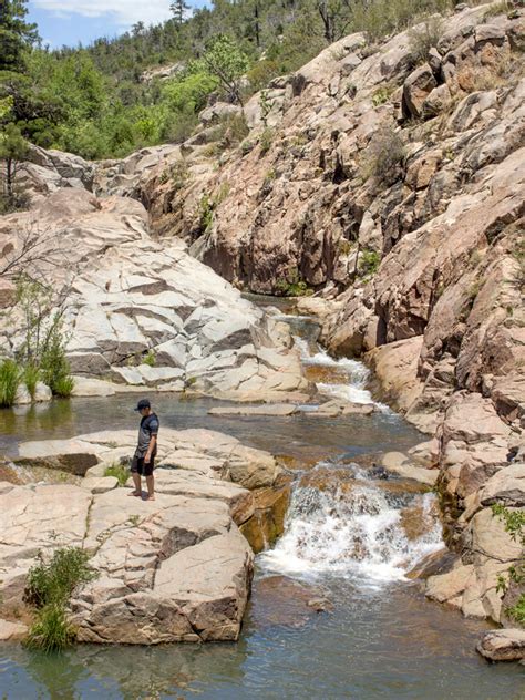 Water Wheel Hiking Trail To Ellison Falls Swim Hole Payson Az