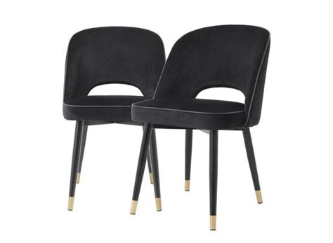 Eichholtz Dining Chair Filmore Set Of 2 Cameron Black Wilhelmina