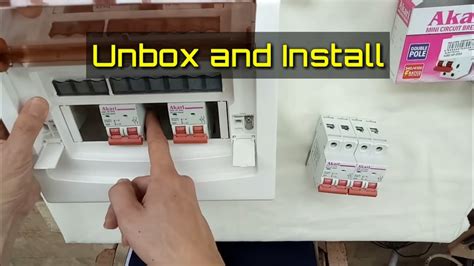 How To Install Circuit Breaker Panel Board Panel Box Unboxing
