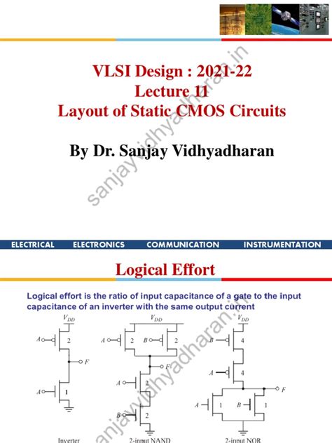 lec 11 layout of static cmos circuits pdf field effect transistor