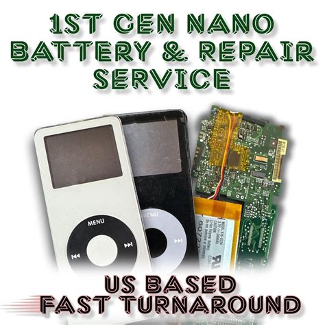 Ipod Nano 1st Gen Mail In Battery Replacement Service Etsy