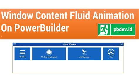 Fluid Window Content Animation With Powerbuilder Youtube