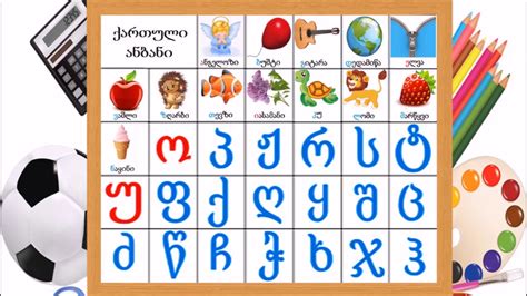 ქართული ანბანი 2 ათა თითა