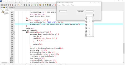 imprimindo dados da tabela ascii em uma combobox