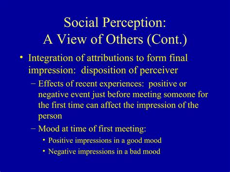 Chapter 5 Perception Attitude And Personality Ppt