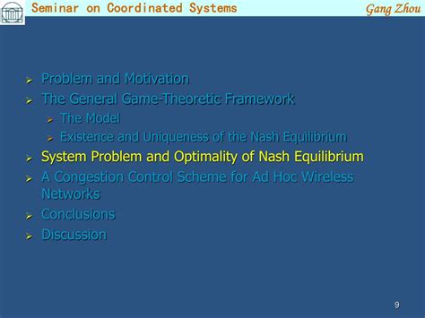 PPT A Game Theoretic Framework For Congestion Control In General Topology Networks PowerPoint