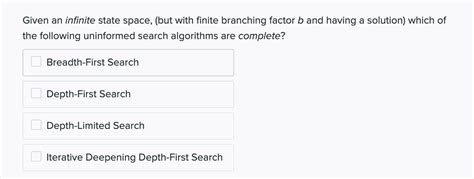 Solved Given An Infinite State Space But With Finite Chegg Com