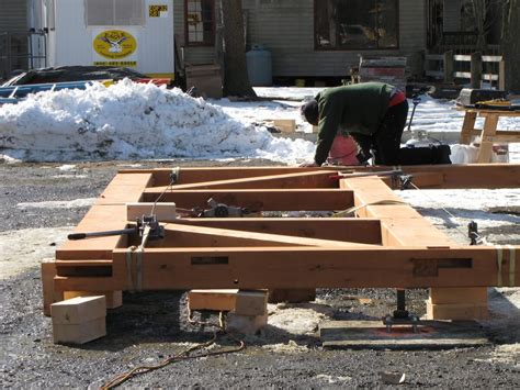 Assembly And Raising Vermont Timber Works