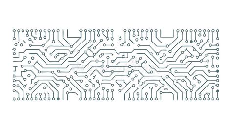 Intricate Abstract Circuit Board Pattern Symbolizing Technology Vector Design Generative Ai