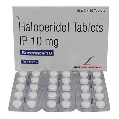 10mg Serenace Haloperidol Tablet At ₹ 88box हलोपेरिडोल टैबलेट In