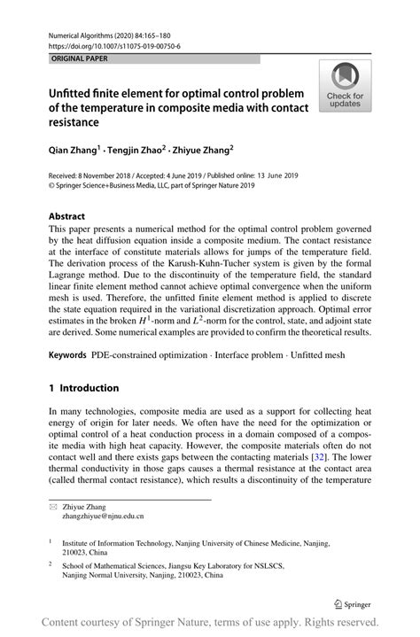 Unfitted Finite Element For Optimal Control Problem Of The Temperature