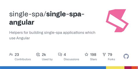 Github Single Spasingle Spa Angular Helpers For Building Single Spa