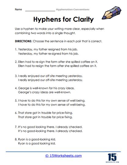 hyphens and dashes worksheet live worksheets worksheets library