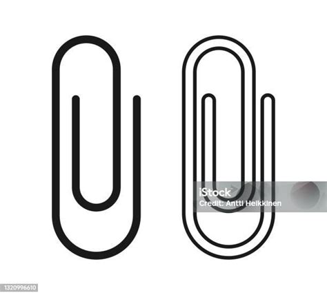 페이퍼클립 아이콘입니다 문서 기호 단추를 첨부합니다 사무실 장비 종이 클립 로고 기호 벡터 일러스트 이미지입니다 개념에 대한