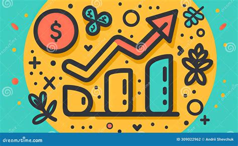 Flat Line Design Concept Of Business Analytics Vector Illustration Eps10 Stock Illustration