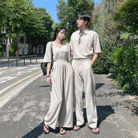 Dazzle 점프수트 시밀러 2color 1877 포인트 디테일 포멀 수트 셋업 여름 썸머 커플 시밀러 데일리 파티룩 유니섹스 남여공용 빅사이즈 오버핏 데이트 룩 에이블리