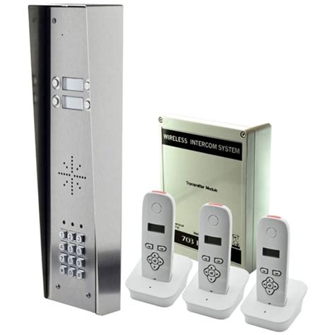 AES DECT HSK Three Button Wireless Intercom With Keypad
