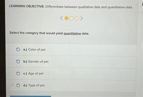 Learning Objective Differentiate Between Studyx