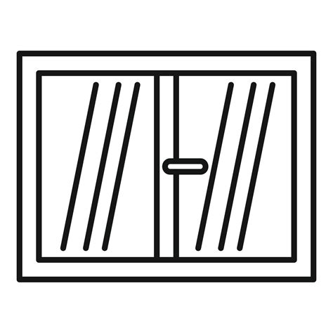 Plastic Window Installation Icon Outline Style 14499934 Vector Art At Vecteezy