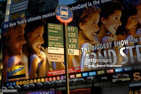 Bus Stop Ad Nyc Photos And Premium High Res Pictures Getty Images