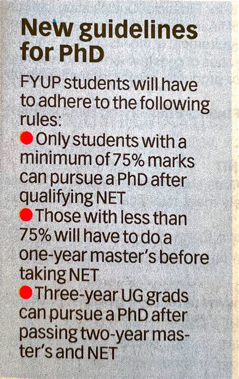 UGC S New PhD Guidelines PWOnlyIAS