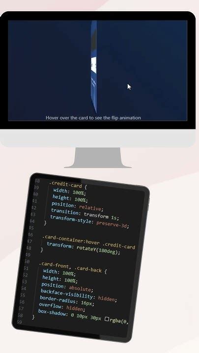 Card Flip Animation With Css Animation Frontendcourse Coding Programming Youtube
