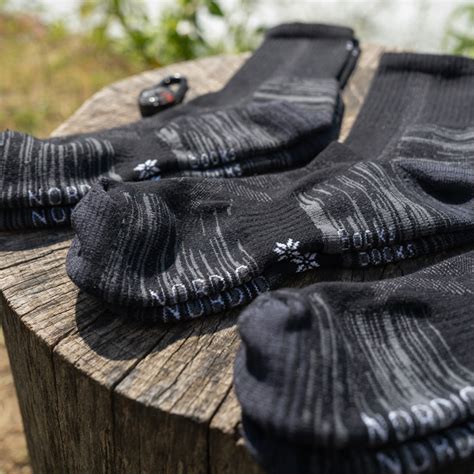 Hiking Black 3 Pairs Nordic Socks Us