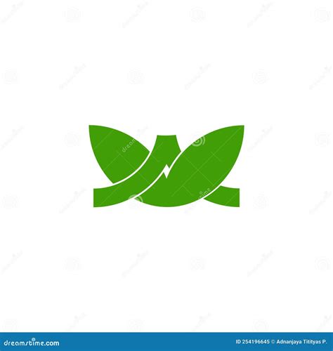 Leaf Simple Linked Geometric Shape Overlap Logo Vector Stock Vector Illustration Of Business